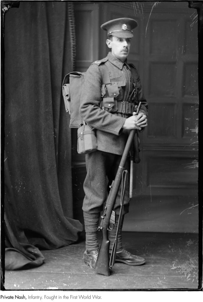 Portraits of remembrance: glass plate photographs of British service ...