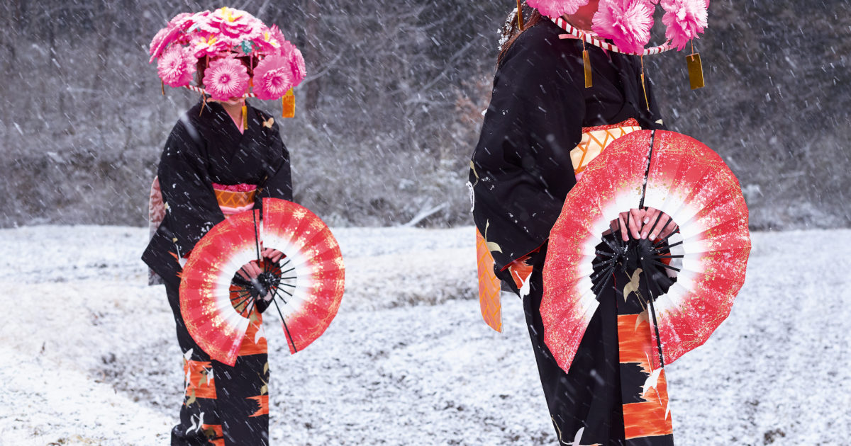 Photographing Japan's most ancient folkloric traditions - 1854 Photography